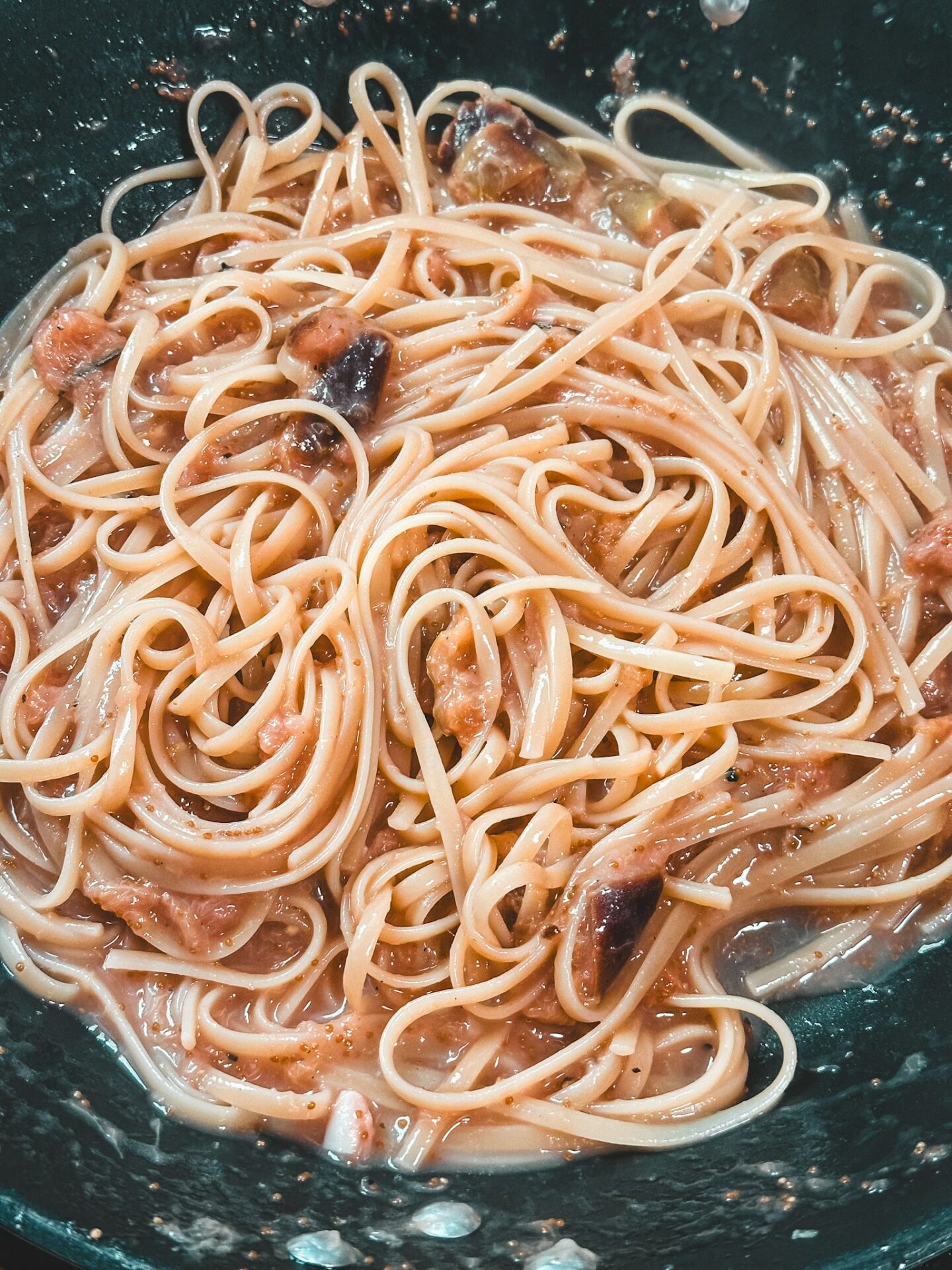 Feigen Pasta Deluxe - Linguine in Feigensauce - Neons Kitchen